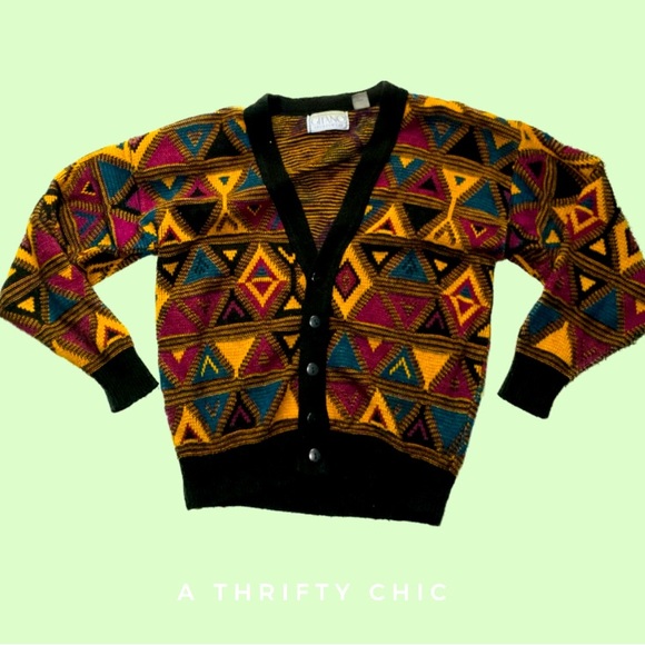 Gitano | Sweaters | Vintage 8s 90s Gitano Cardigan M | Poshmark